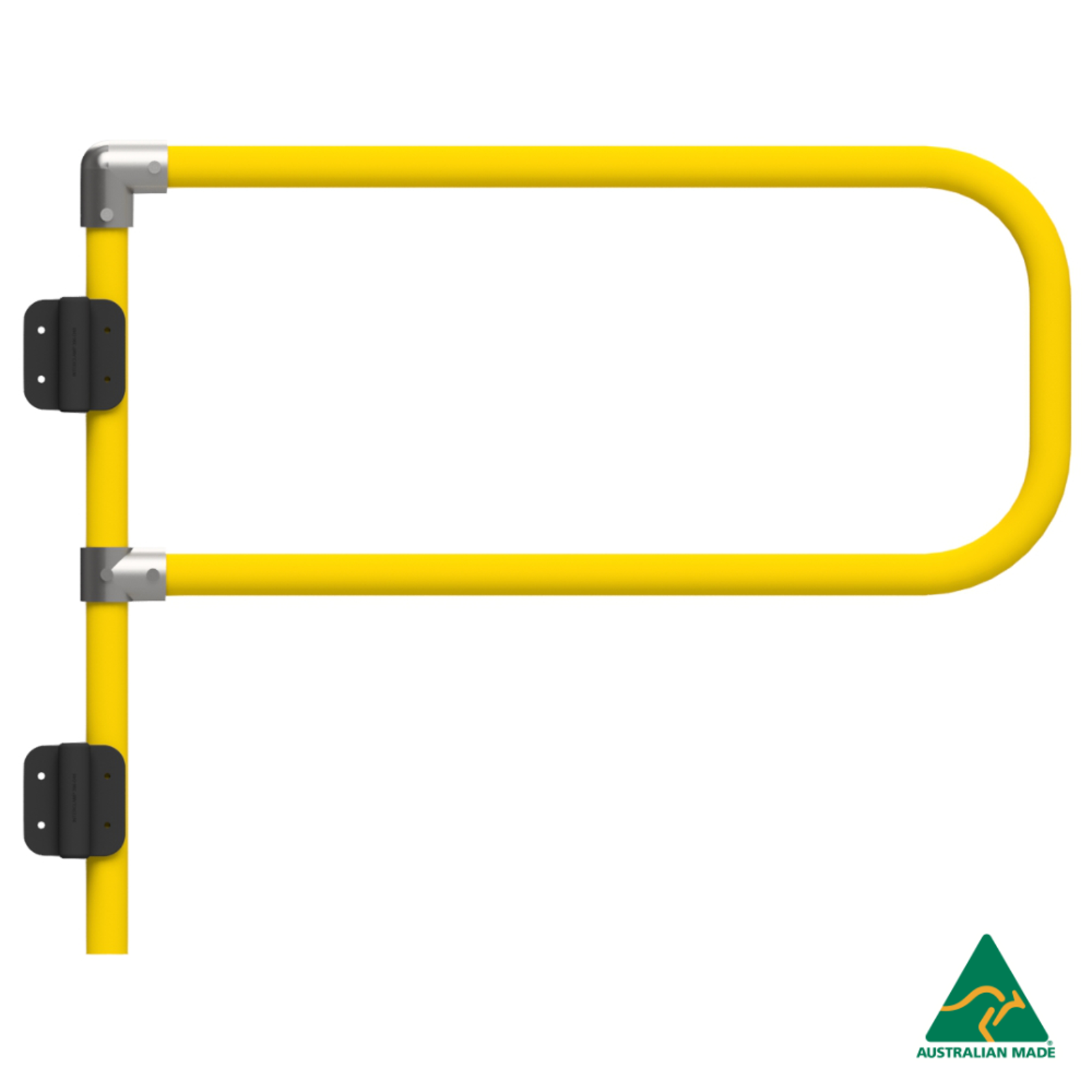 Interclamp® 395 - Self Closing Gate - Safety Yellow