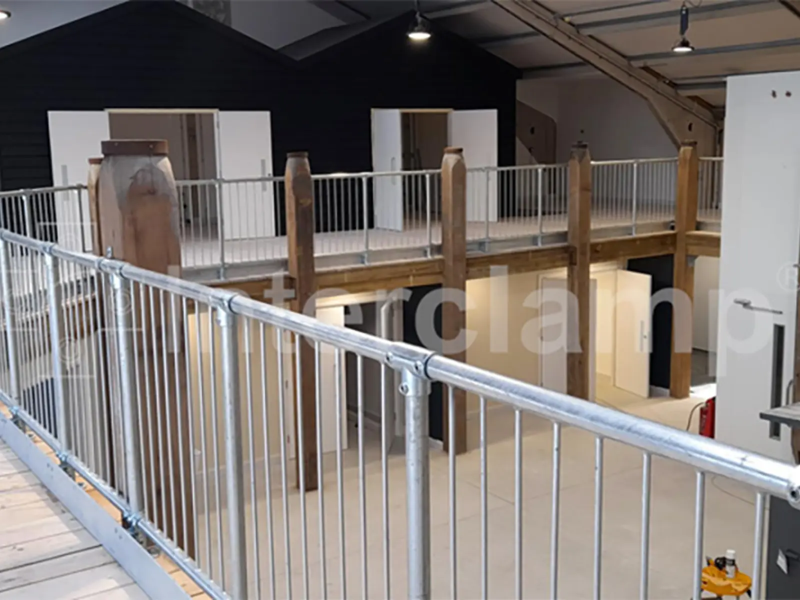 Interclamp Indoor Modular Barrier Fall Protection