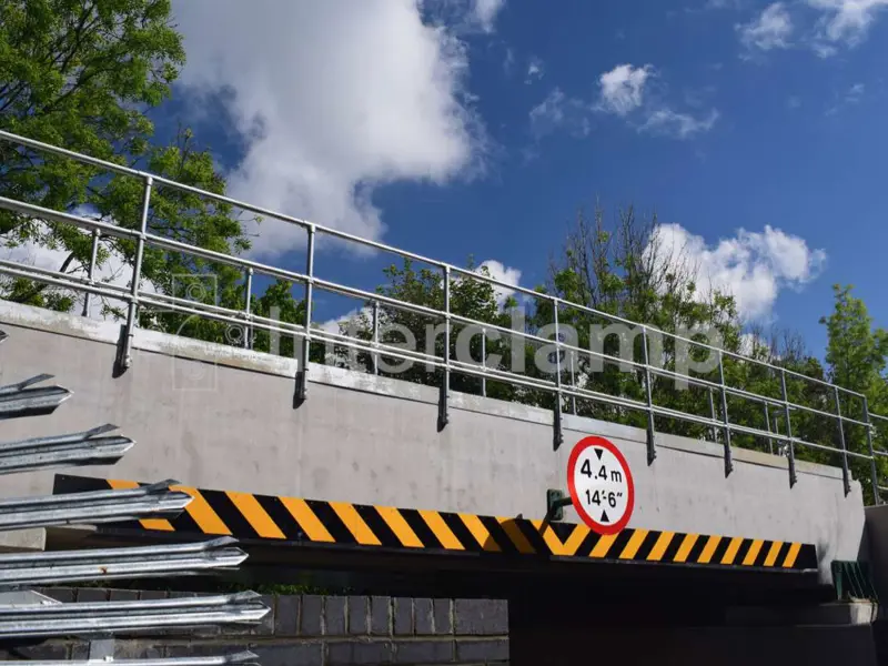 Interclamp Steel Balustrade Rail Bridge Guardrail