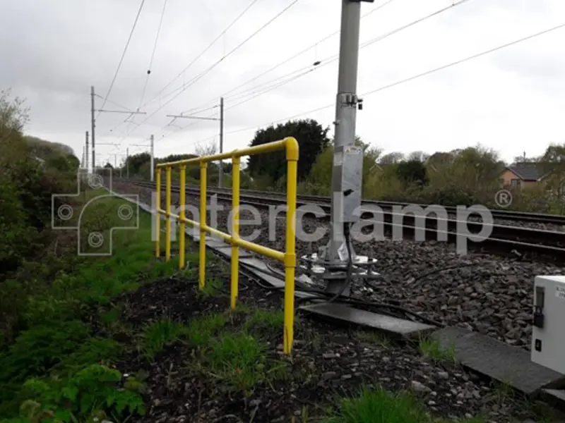 GRP Handrail for Rail Track Safety