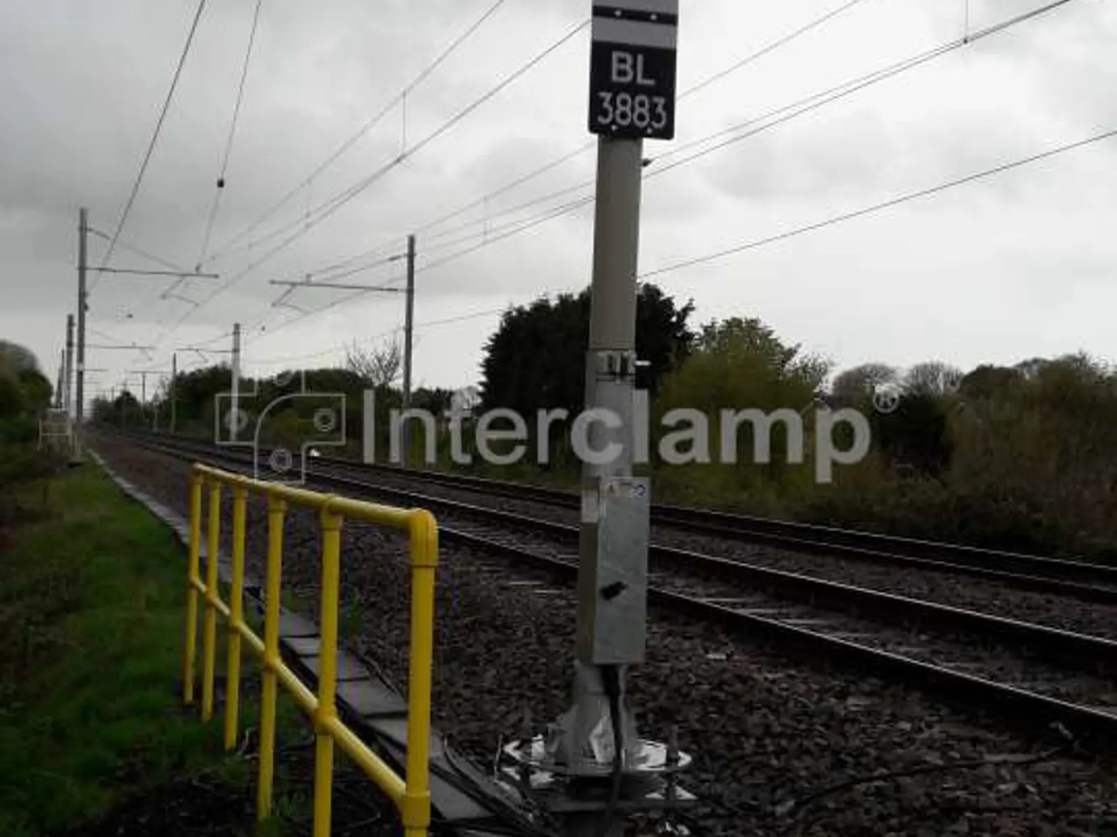 GRP Handrail for Rail Track Safety
