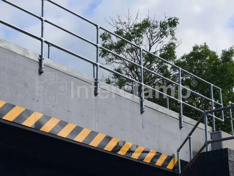 Interclamp Steel Balustrade Rail Bridge Guardrail