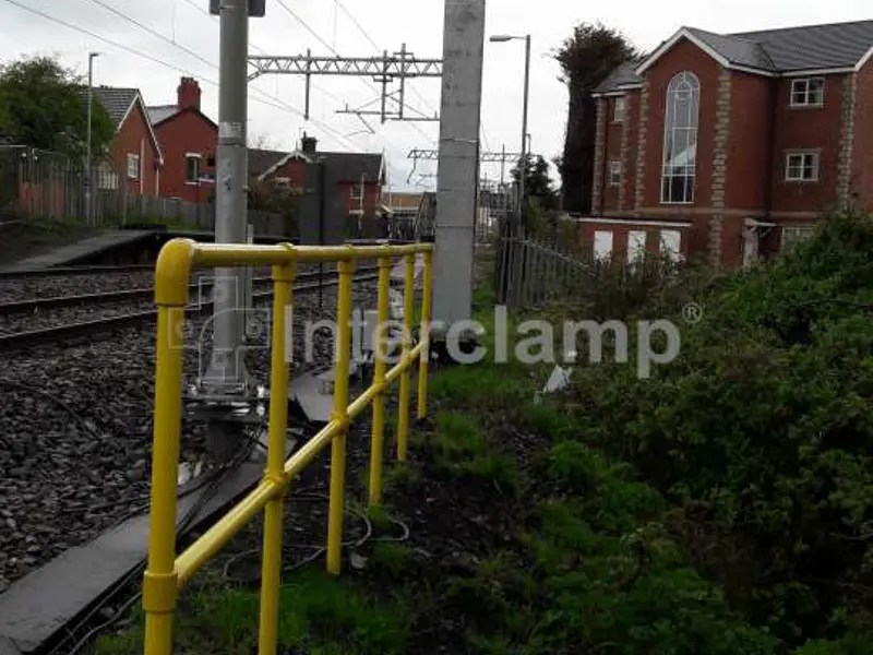 GRP Handrail for Rail Track Safety